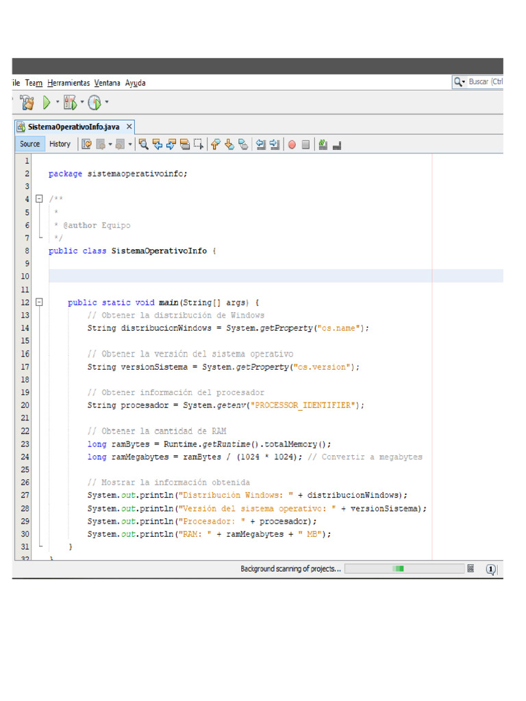 interrupcion windows desde JAVA | PDF