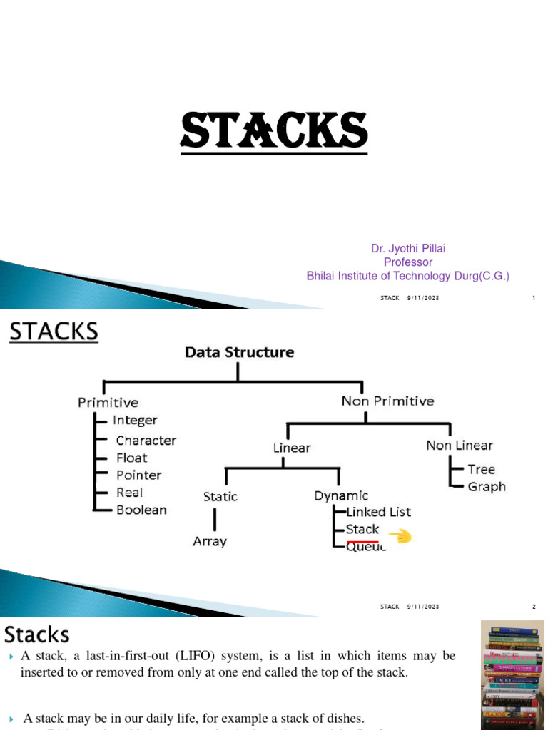 Week 3_ Stack | PDF | Pointer (Computer Programming) | Computer Programming