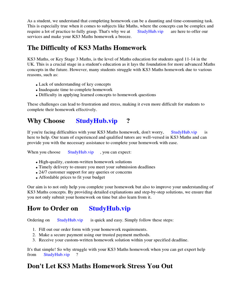 Ks3 Maths Homework Booklet | PDF | Worksheet | Facebook