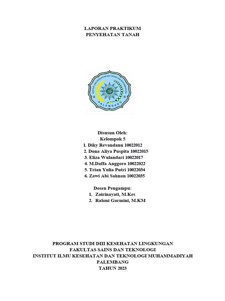 Laporan Praktikum Penyehatan Tanah Kel 5 | PDF