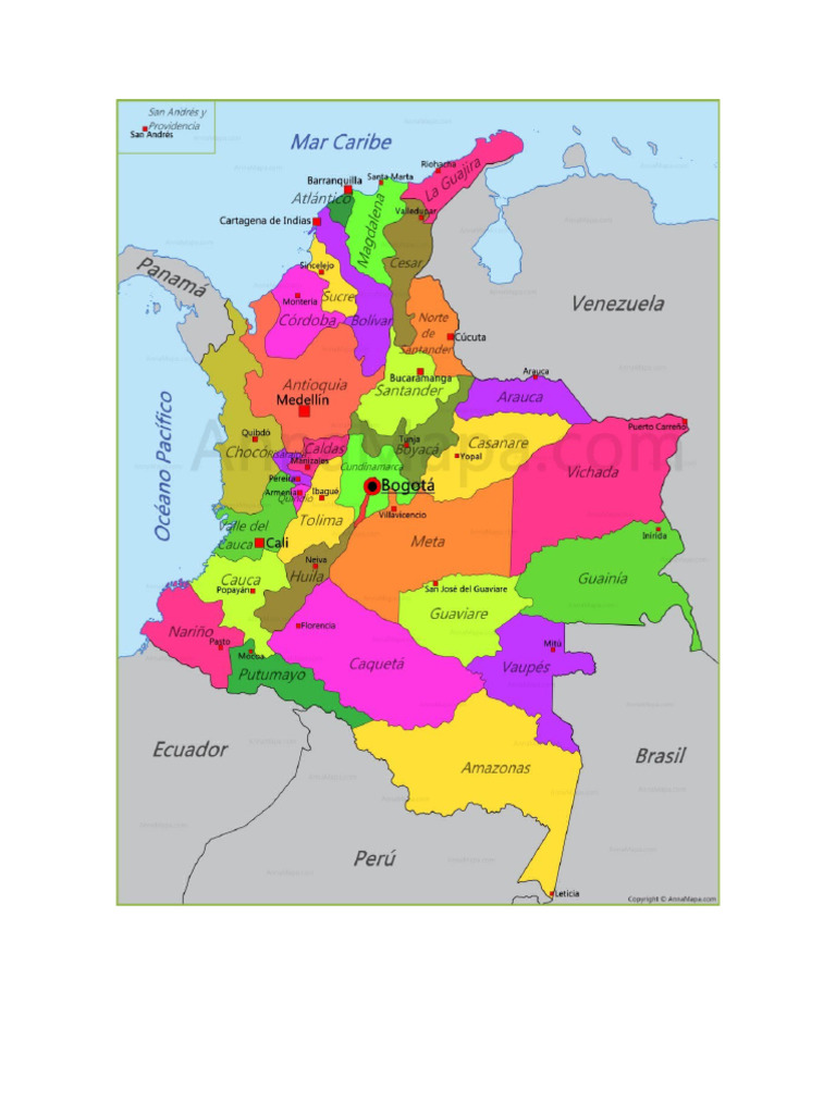 Mapa de Colombia | PDF