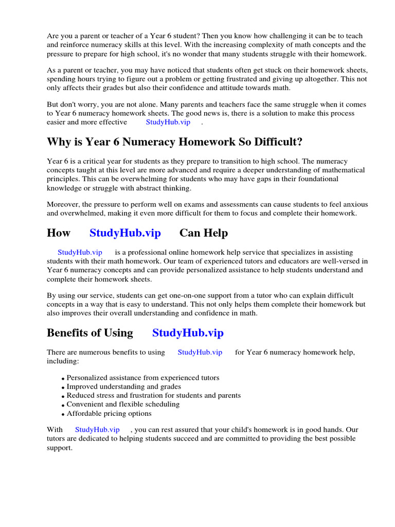 Year 6 Numeracy Homework Sheets | Download Free PDF | Homework | Christmas