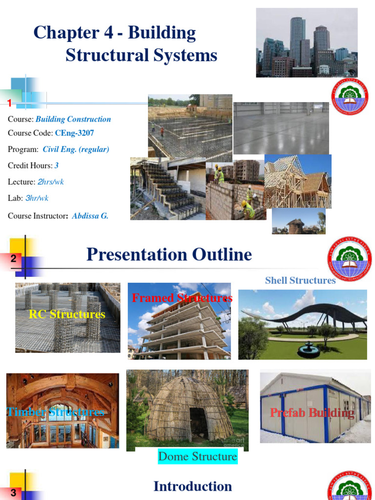 Chapter 4-Building Structural System | PDF | Reinforced Concrete | Concrete