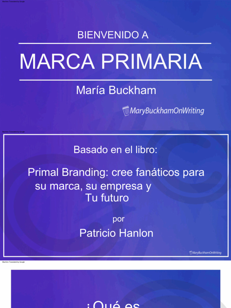 Primal Branding - Mary Buckham - Spanish | PDF | Cerebro