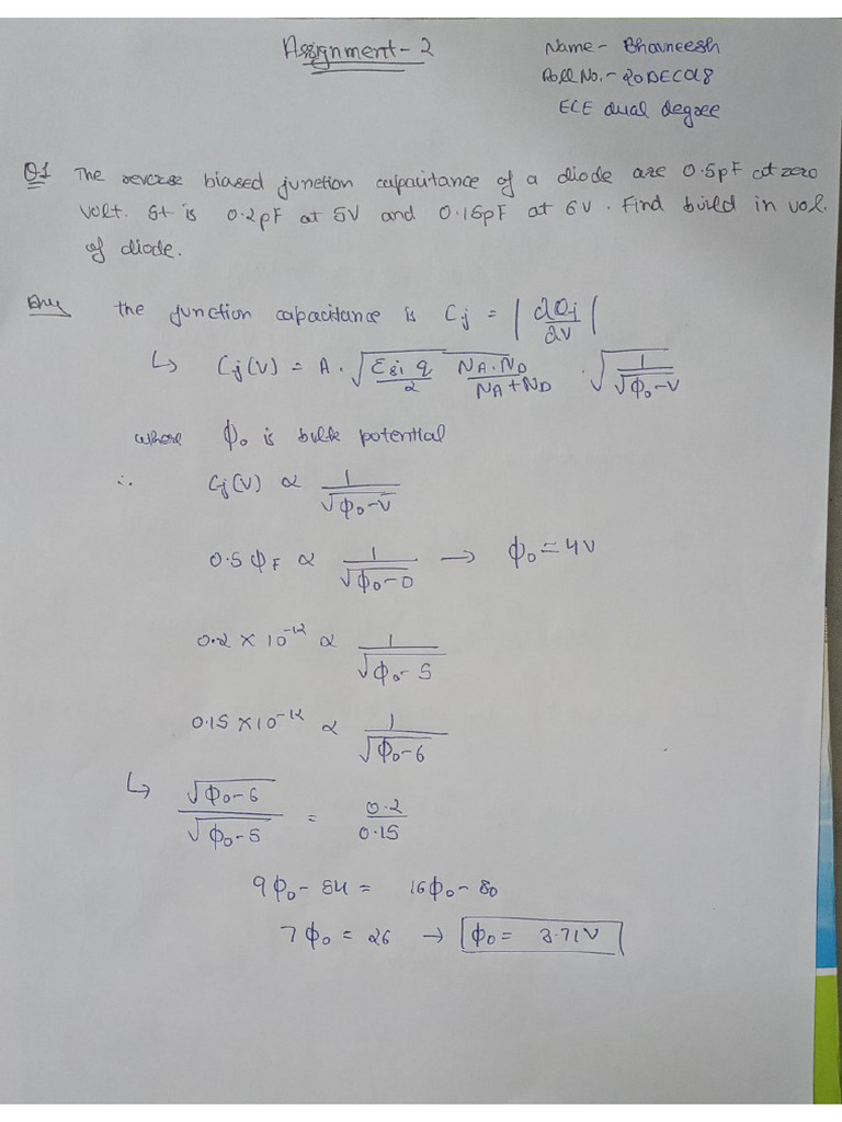 EC-323 Assignment 2 | PDF