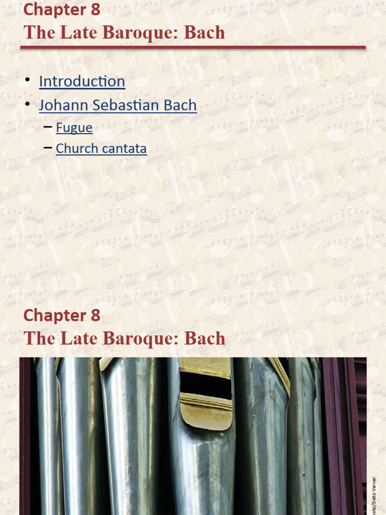 Classical Music Chapter 8 Slides | PDF | Johann Sebastian Bach | Concerto