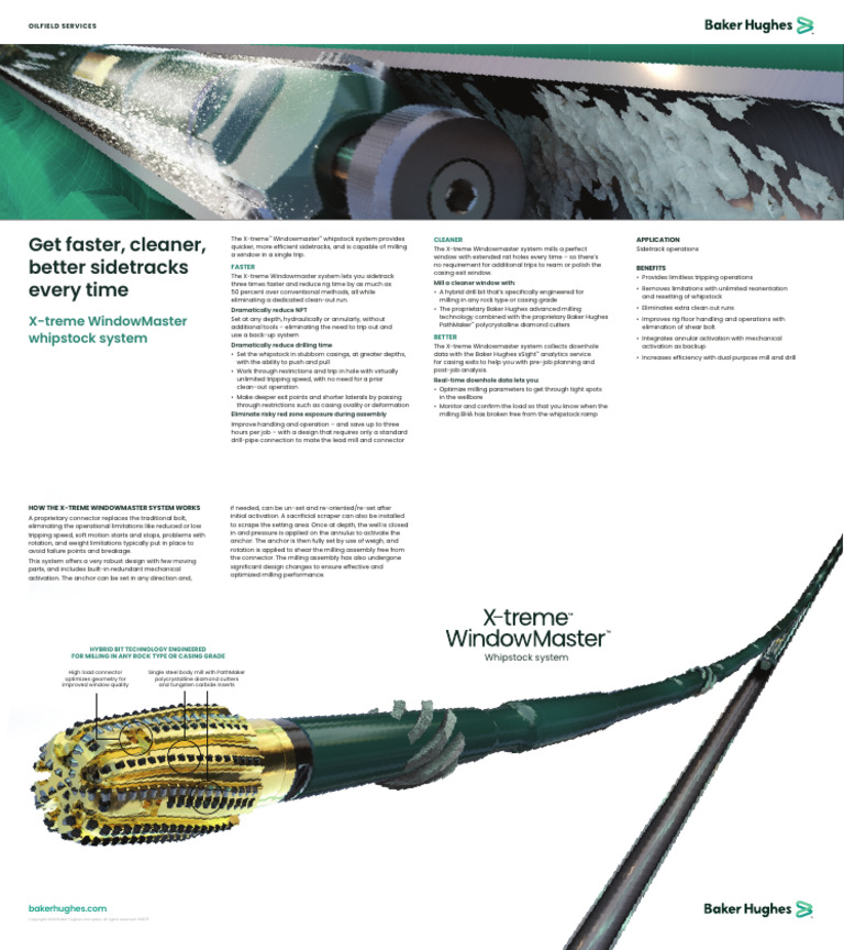 X Treme WindowMaster Whipstock System SLSH | PDF