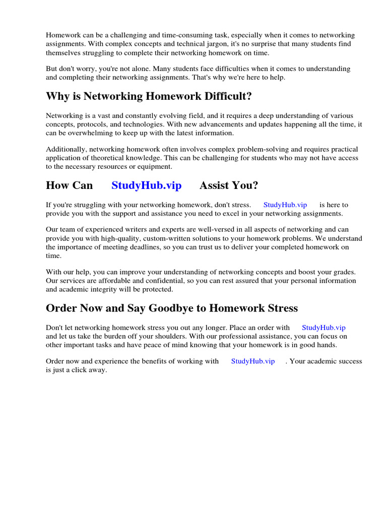 Networking Homework | PDF | Computer Network | Cloud Computing Networking Homework | PDF | Computer Network | Cloud Computing