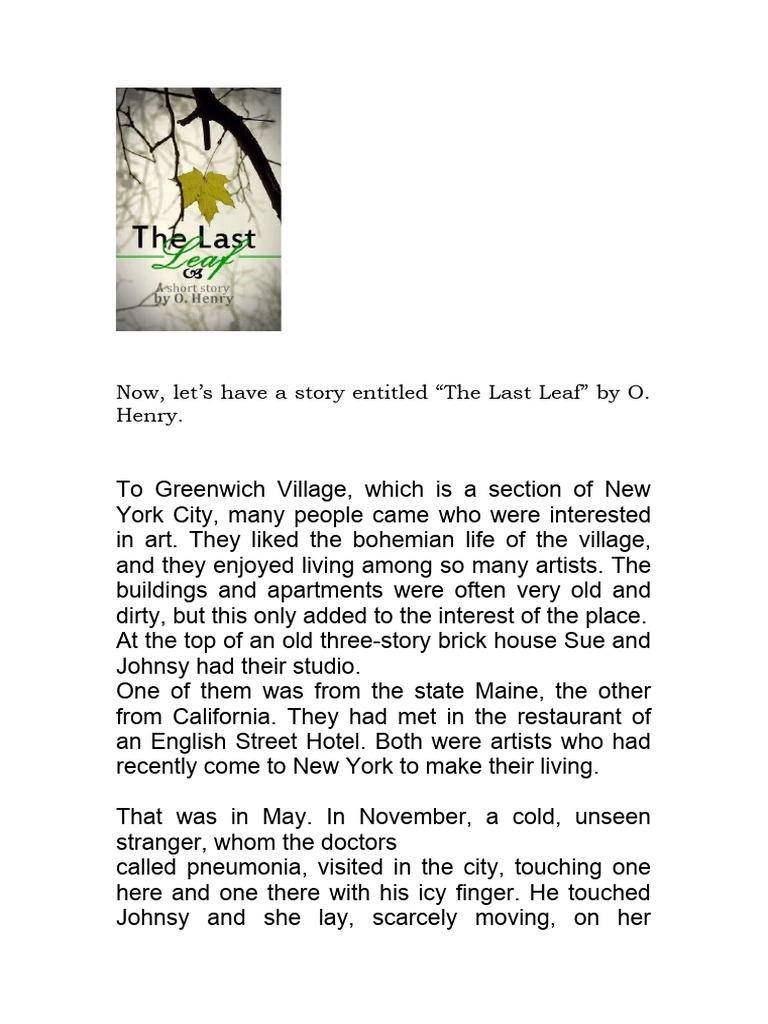 Last Leaf | PDF