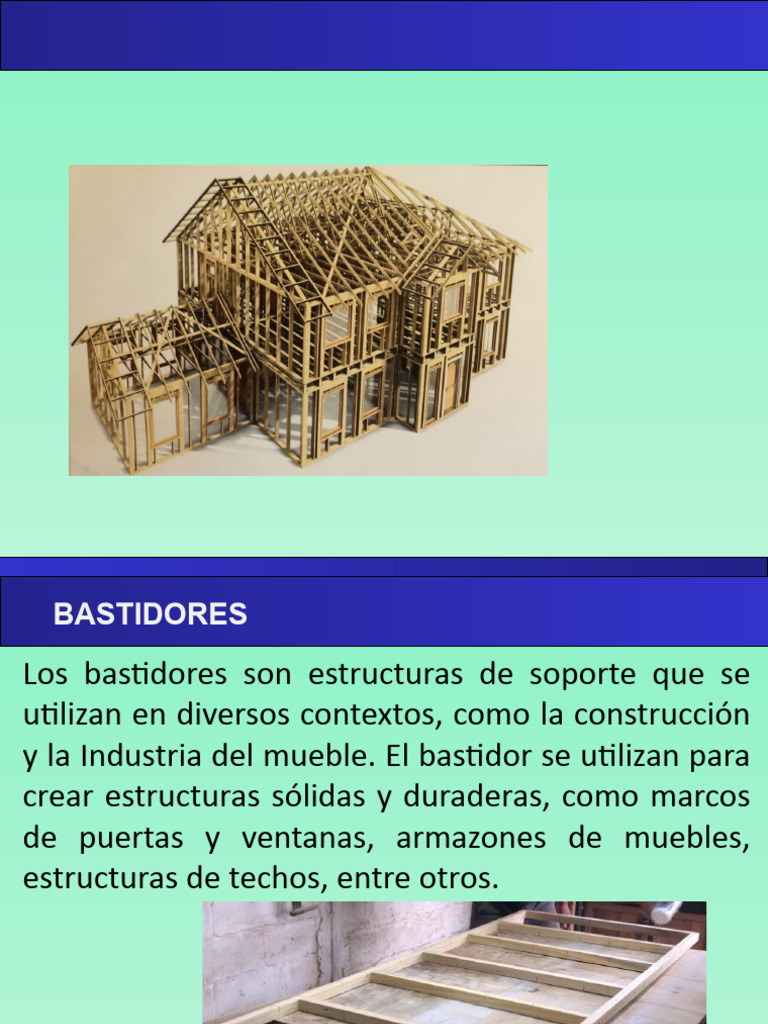Bastidores y Cubiertas | PDF | Madera | Columna