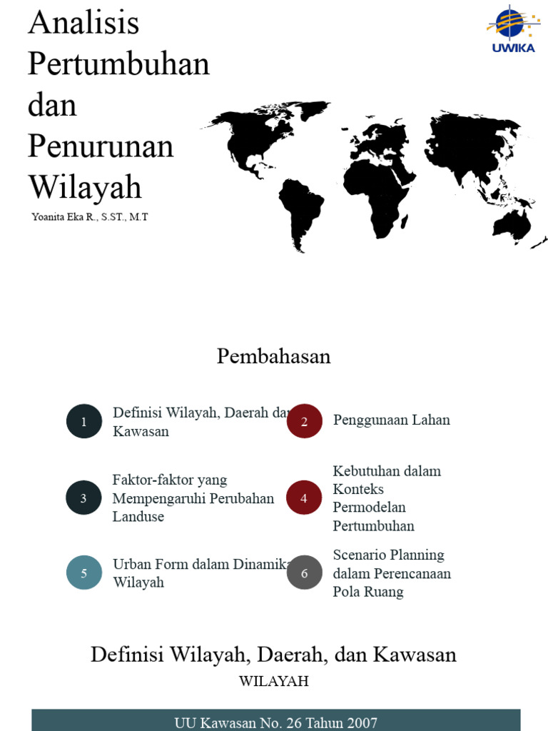 Presentation-II - 1 Analisis Pertumbuhan Dan Penurunan Wilayah | PDF