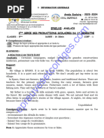 EPREUVE ANGLAIS 4eme | PDF | Question | Linguistics