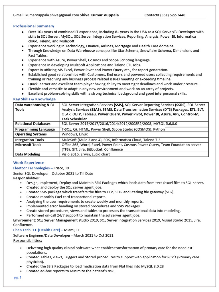 Sample | PDF | Microsoft Sql Server | Data Warehouse