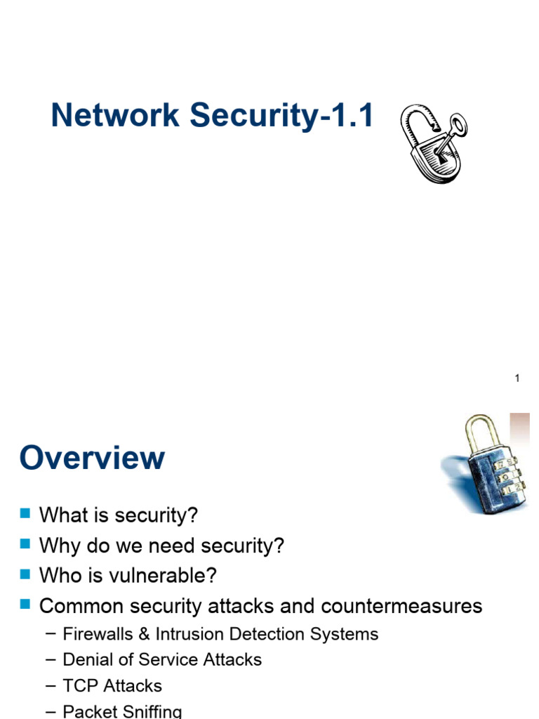 Intro-Module 1 PPT 1 | PDF | Computer Network | Security