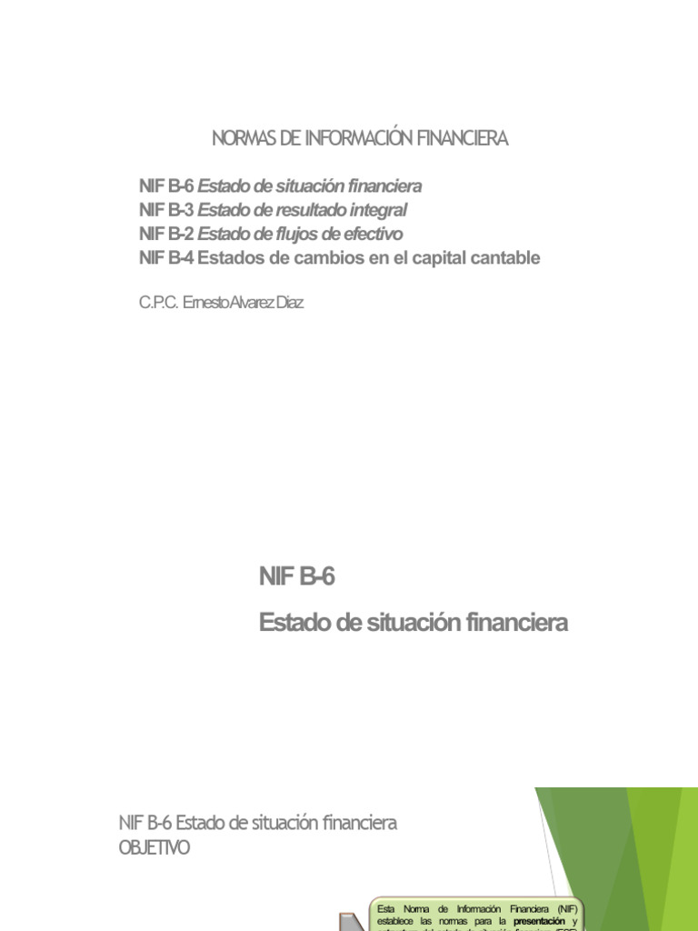 1 NIF-B-6-Estado-de-Situacion-Financiera | PDF | Contabilidad | Estado ...
