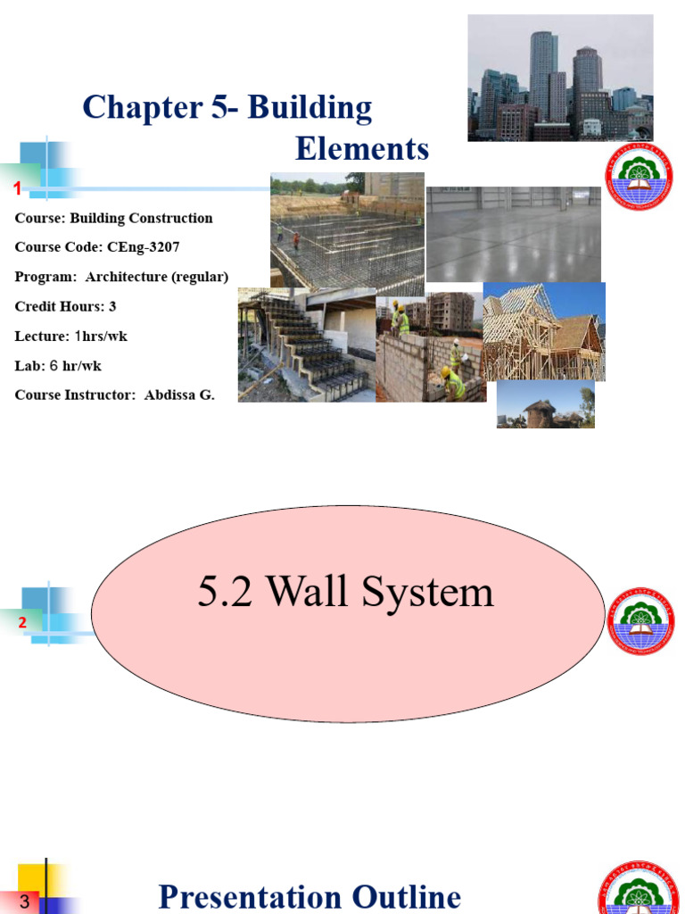 Chapter 5-5.2 Wall System | PDF | Masonry | Brick