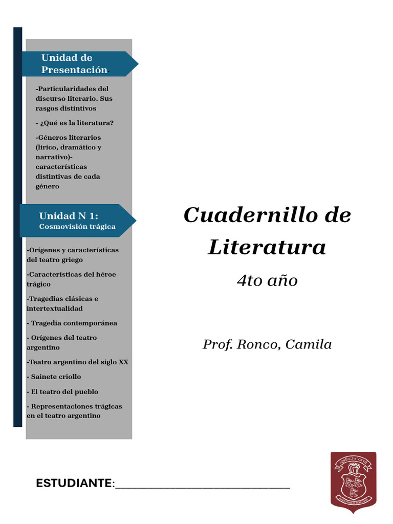 Cuadernillo Final | Descargar gratis PDF | Edipo | Esfinge
