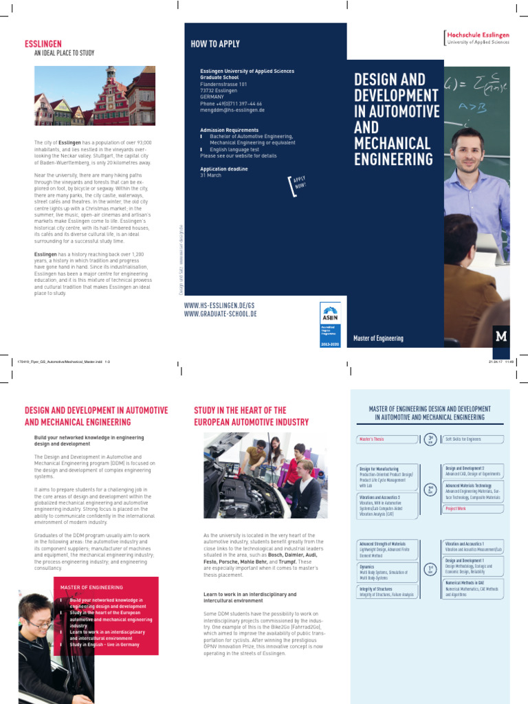 Esslingen | PDF | Engineering | Mechanical Engineering