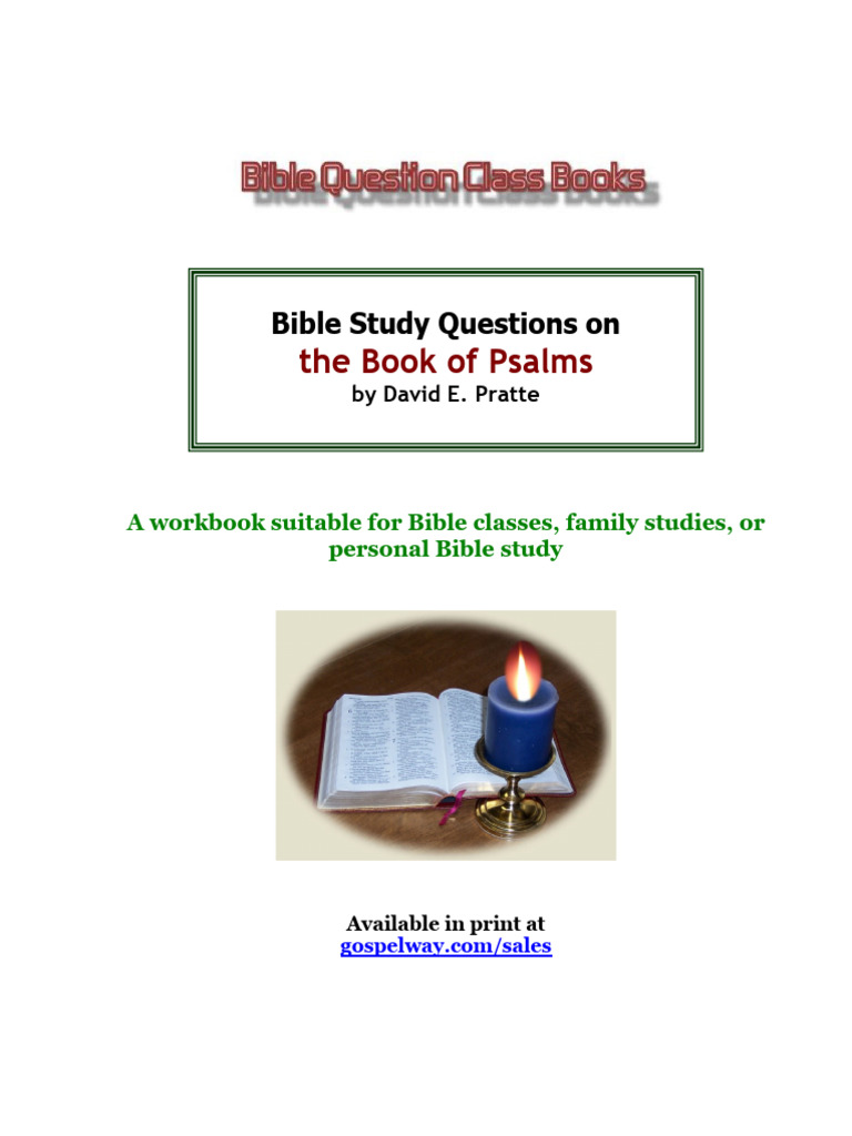 Psalms Questions | Download Free PDF | Bible | David