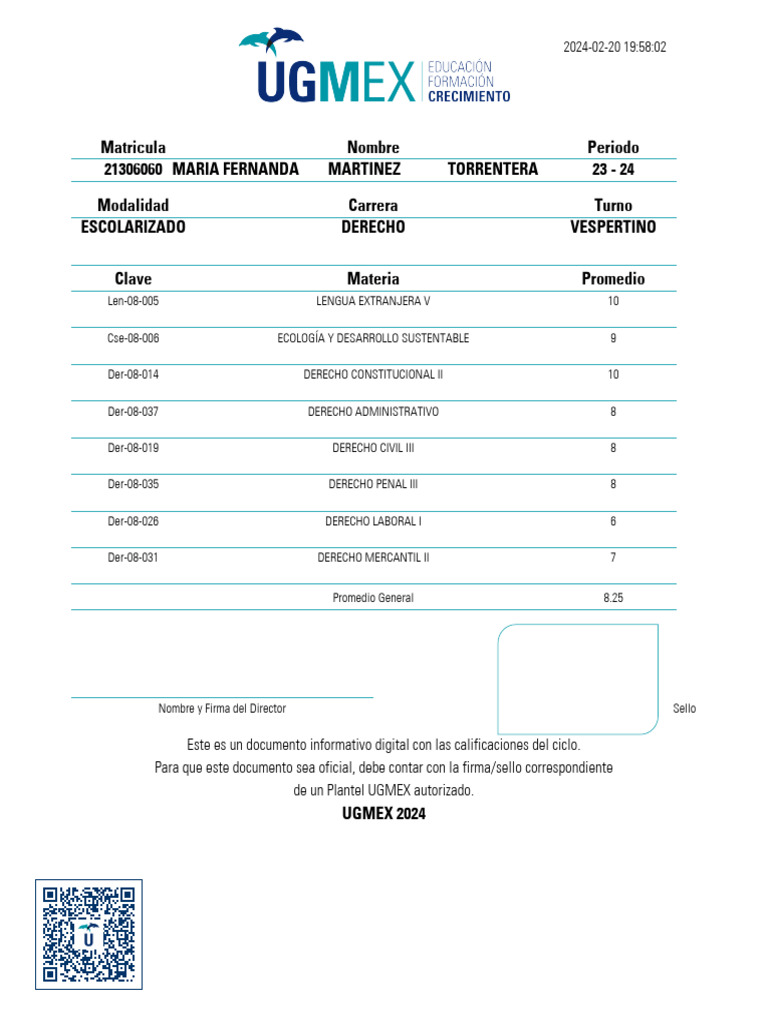 Boleta UGMEX SERVICIO | PDF