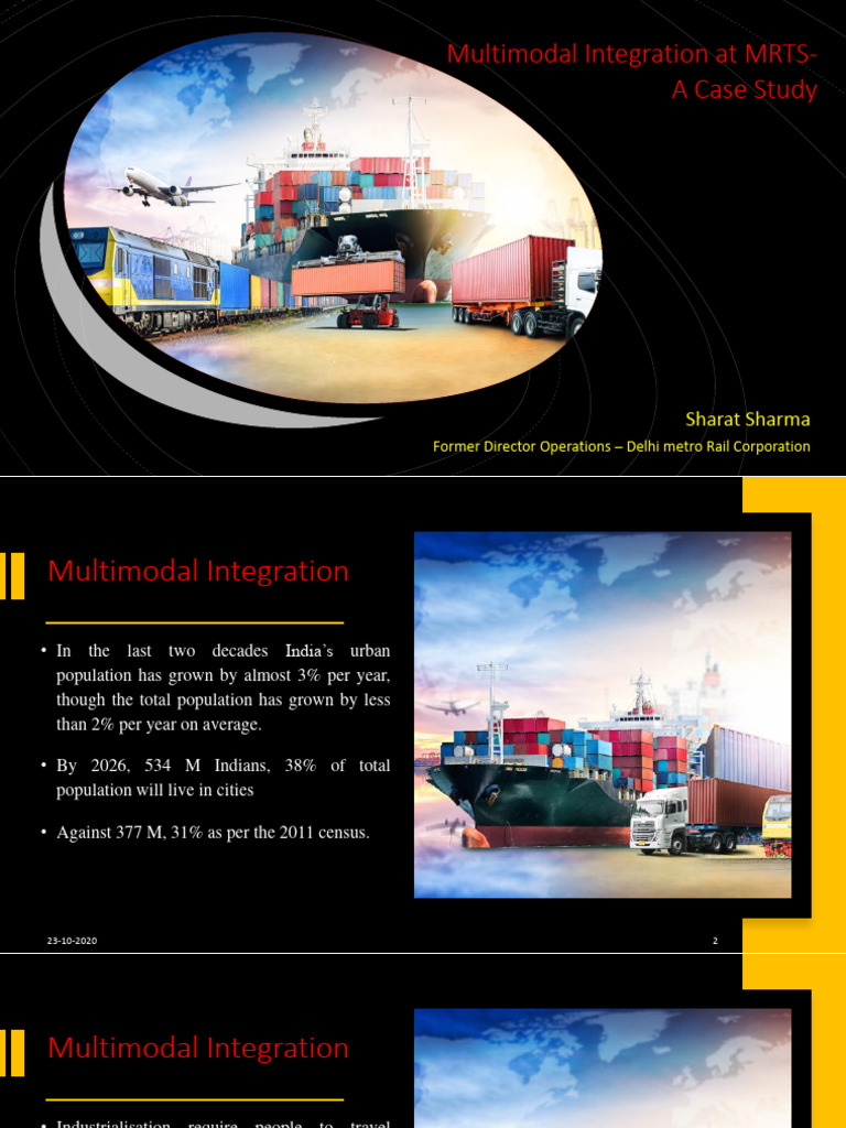 Multimodal Integration at MRTS-A Case Study: Sharat Sharma | PDF ...
