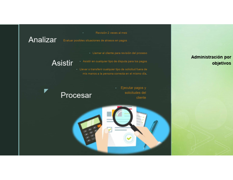 Admin por Objetivos Tarea | PDF