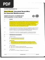 ASTM A416 Prestressing Strand Specs | PDF | Building Engineering ...