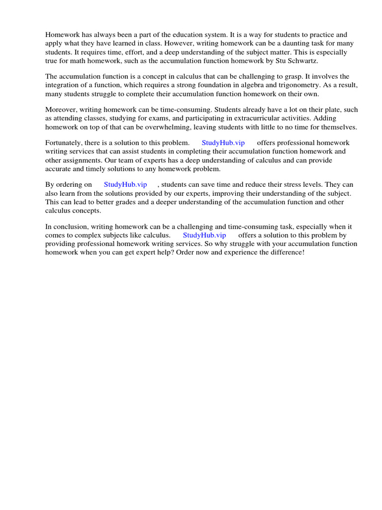 Stu Schwartz The Accumulation Function Homework Answers Pdf Worksheet Homework