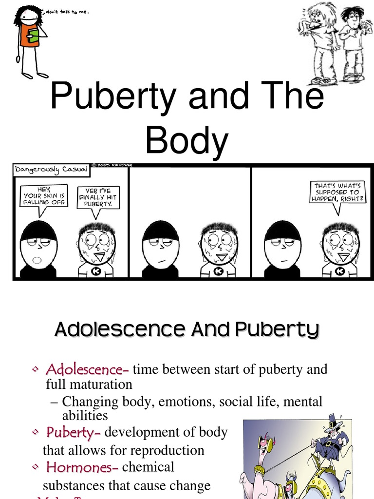 Puberty/Reproductive Systems Powerpoint | PDF | Puberty | Reproductive ...