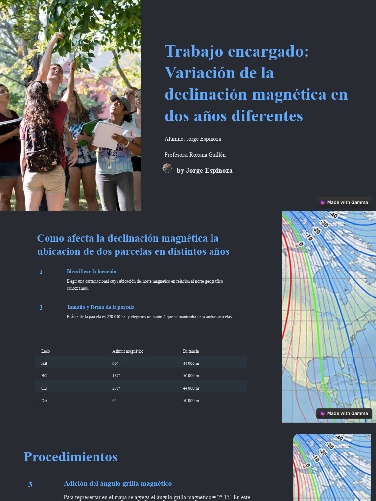 Presentacion | PDF | Azimut | Ángulo