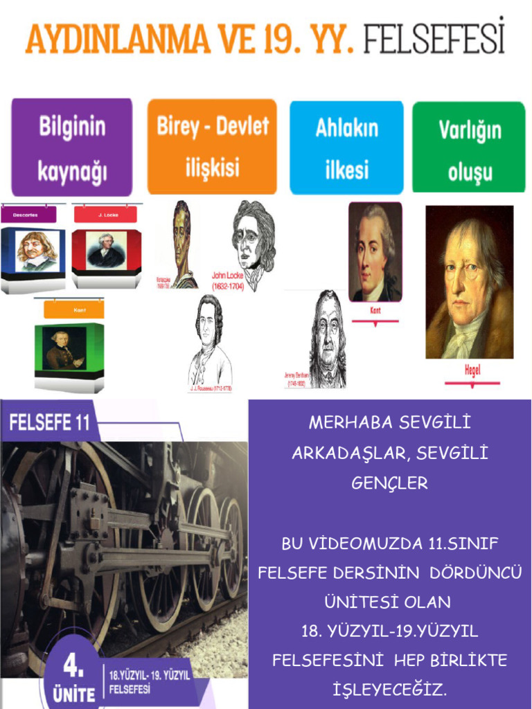 18 19 YUZYIL FELSEFESI 4.unite | PDF