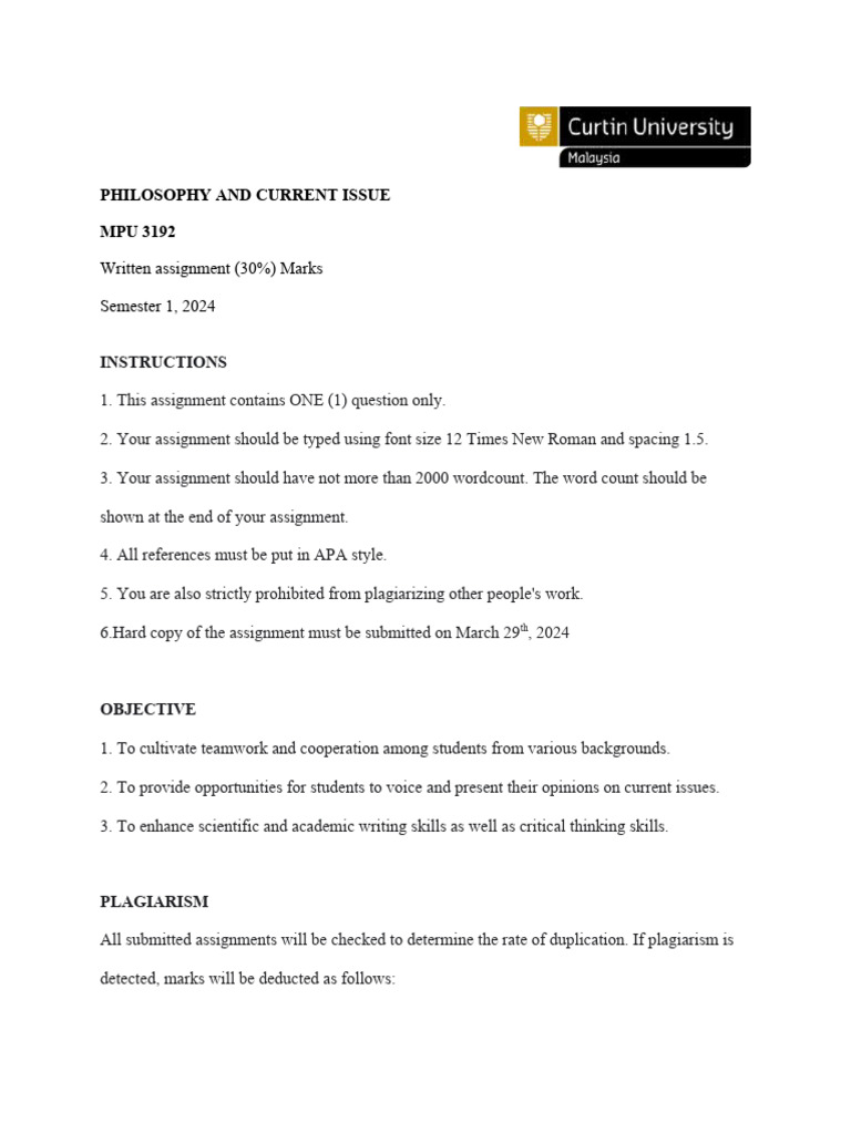 PCI Written Assignment | PDF