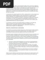 Plan de Acción 2030 | PDF | Salud mental | Trastorno mental