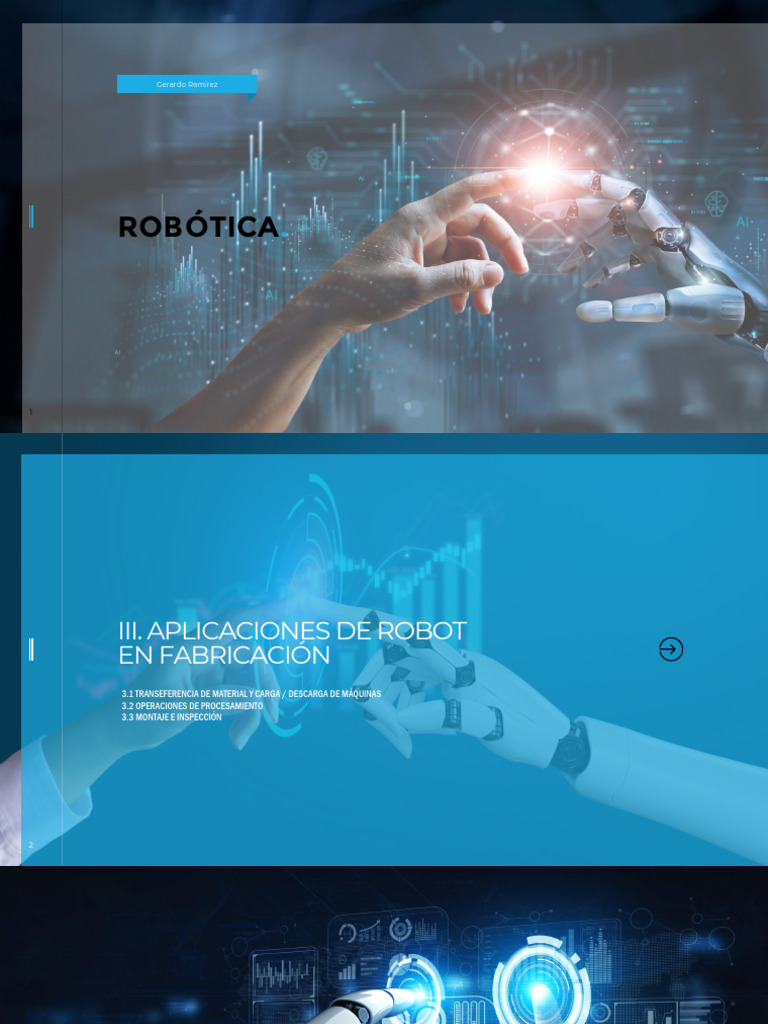 Diapositivas bloque 3 | PDF | Robot | Robótica