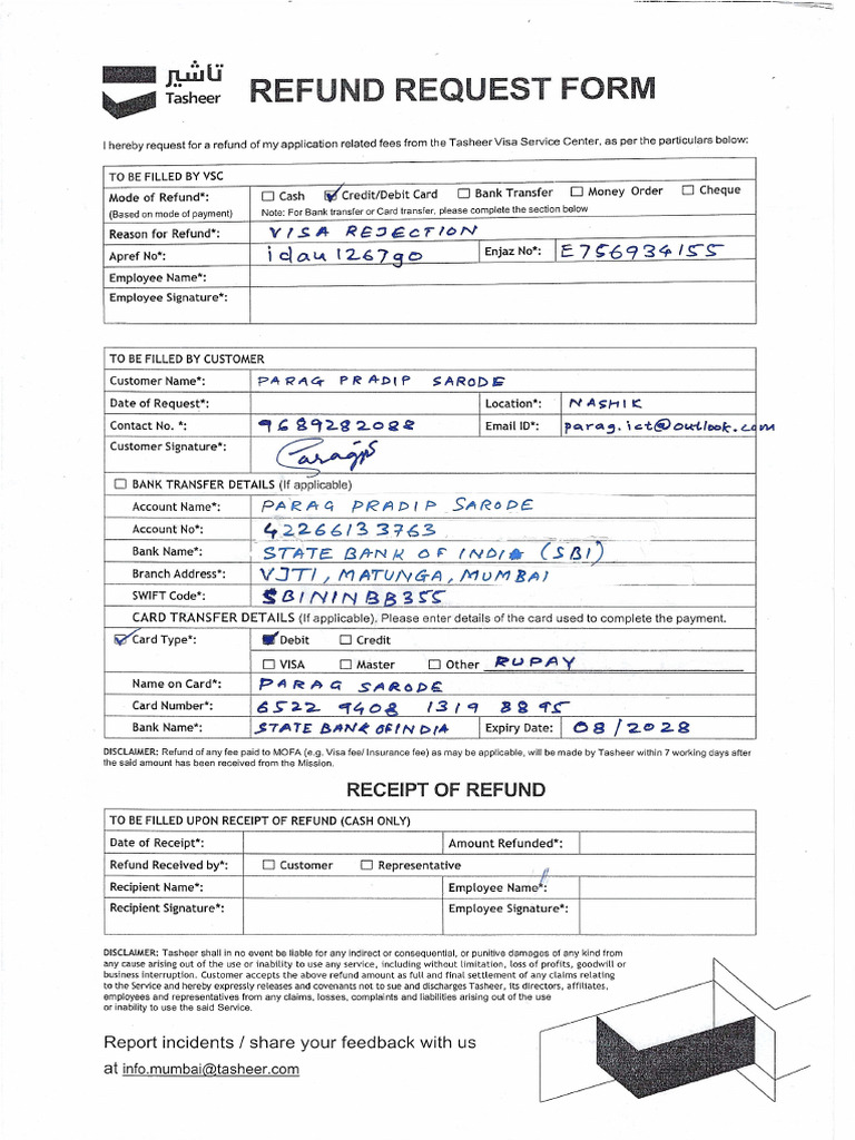 Payment Request Form | PDF