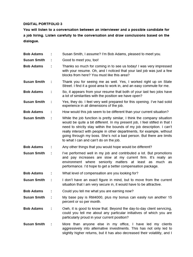 DIGITAL PORTFOLIO 3 (Practice) | PDF