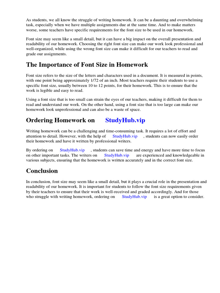Homework Font Size | PDF | Typefaces | Icon (Computing)