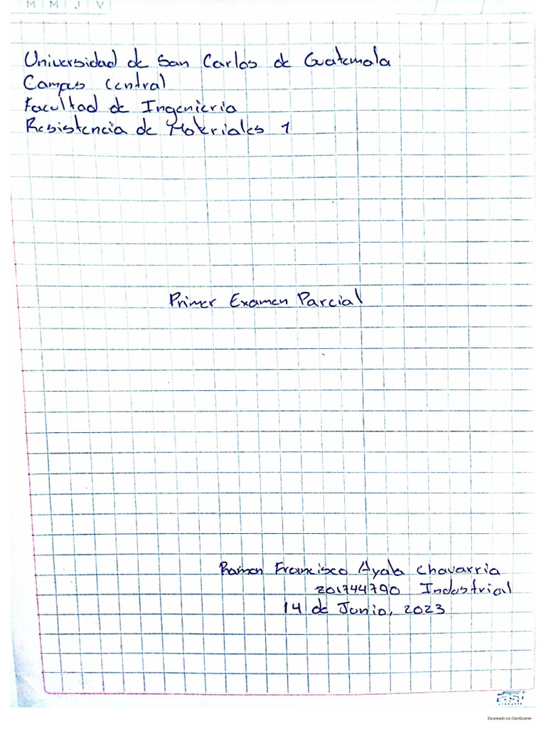 1er Parcial R1 A Ramón Ayala - 201744790 | PDF