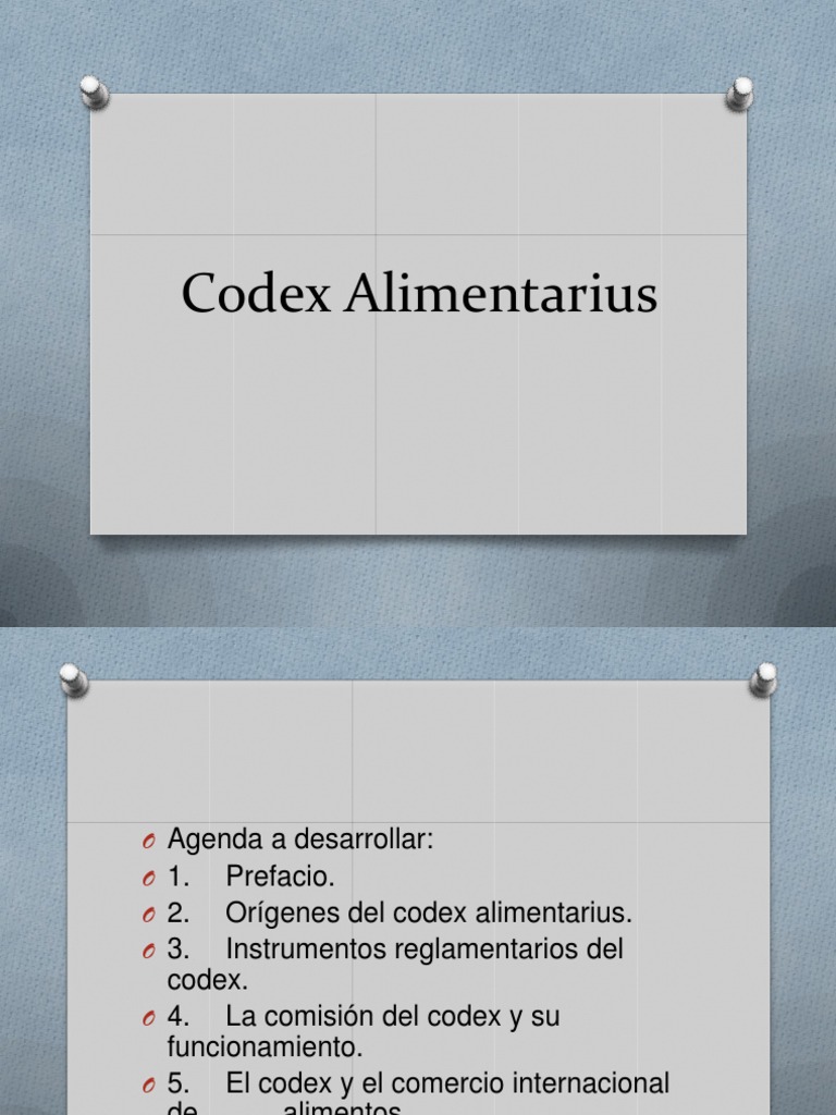 Codex Alimentarius