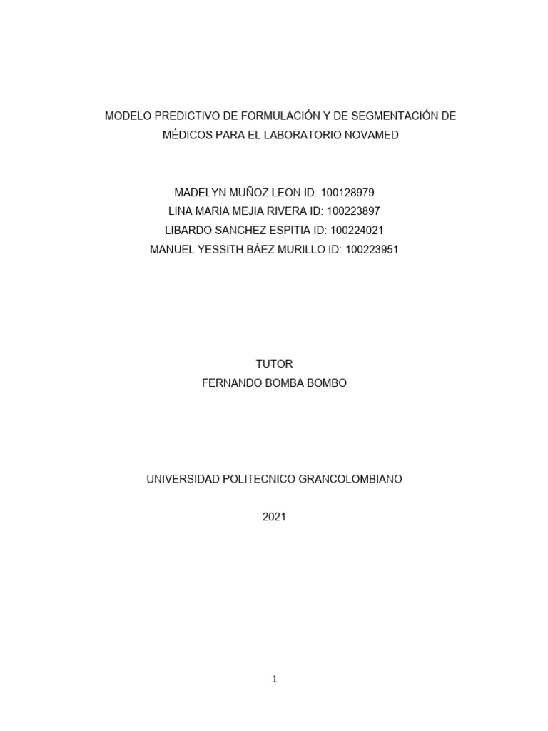 Entrega Proyecto 2 - Escenario 5 | PDF