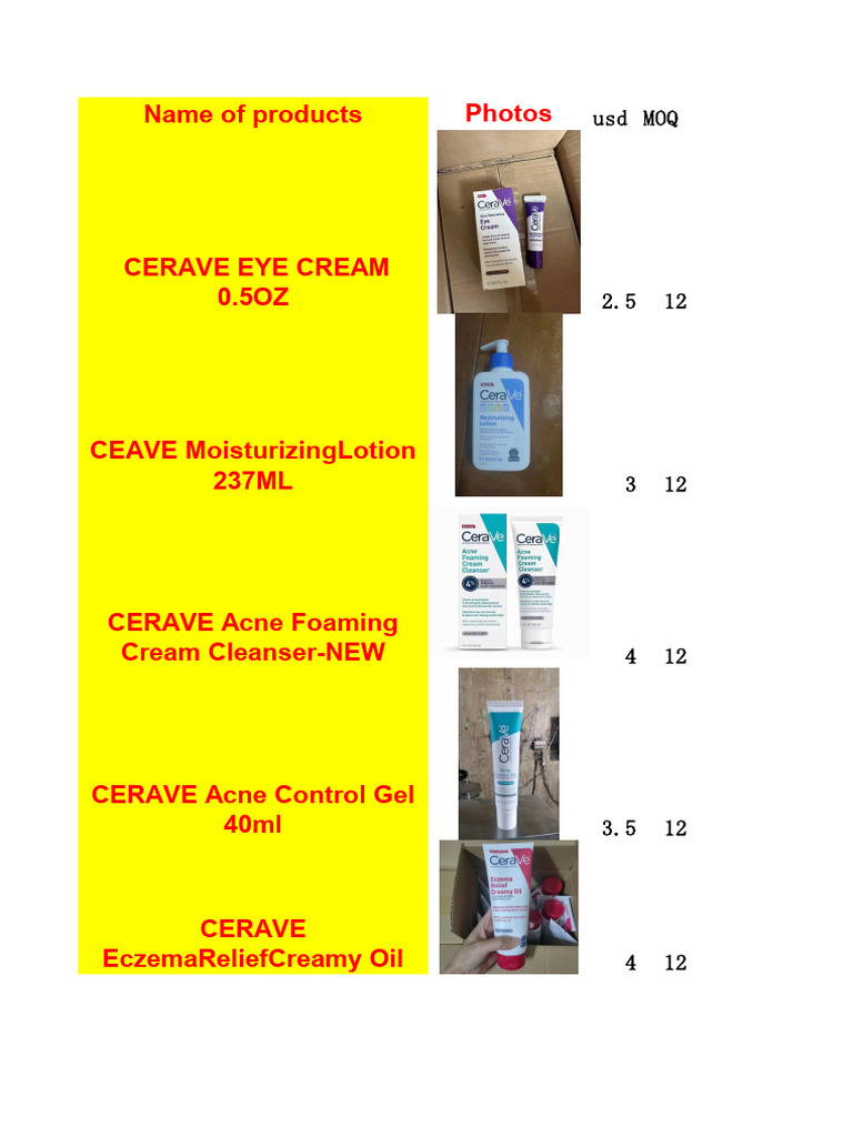 Cerave | Download Free PDF | Skin | Dermatology