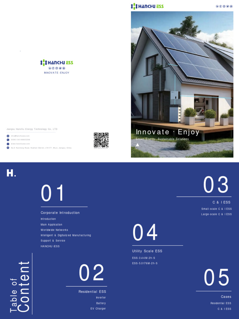 Hanchu ESS Brochure 2024 | PDF | Energy Storage | Renewable Energy