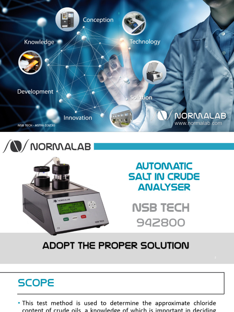ASTM D3230 NSB Tech 942800 Presentation 2020 | PDF | Calibration | Petroleum