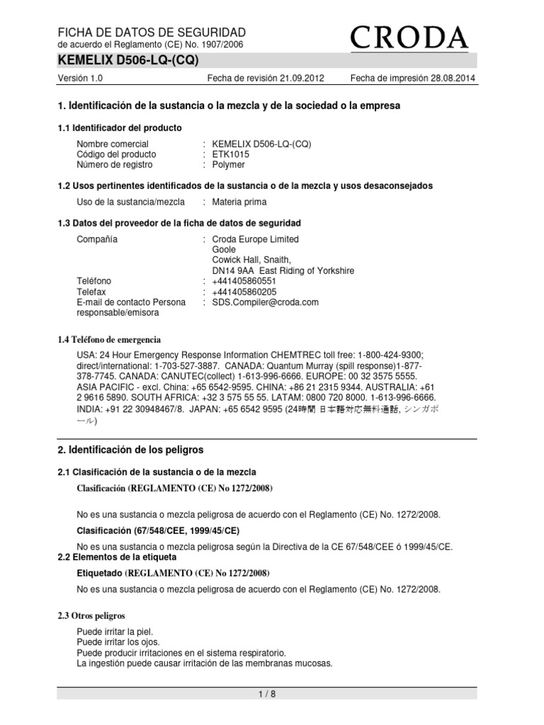 Etk1015 - Euesp D506 | PDF | Solubilidad | Agua