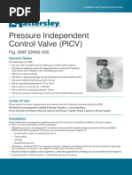 Belimo PICCV Valve Technical Databook | PDF | Valve | Alternating Current