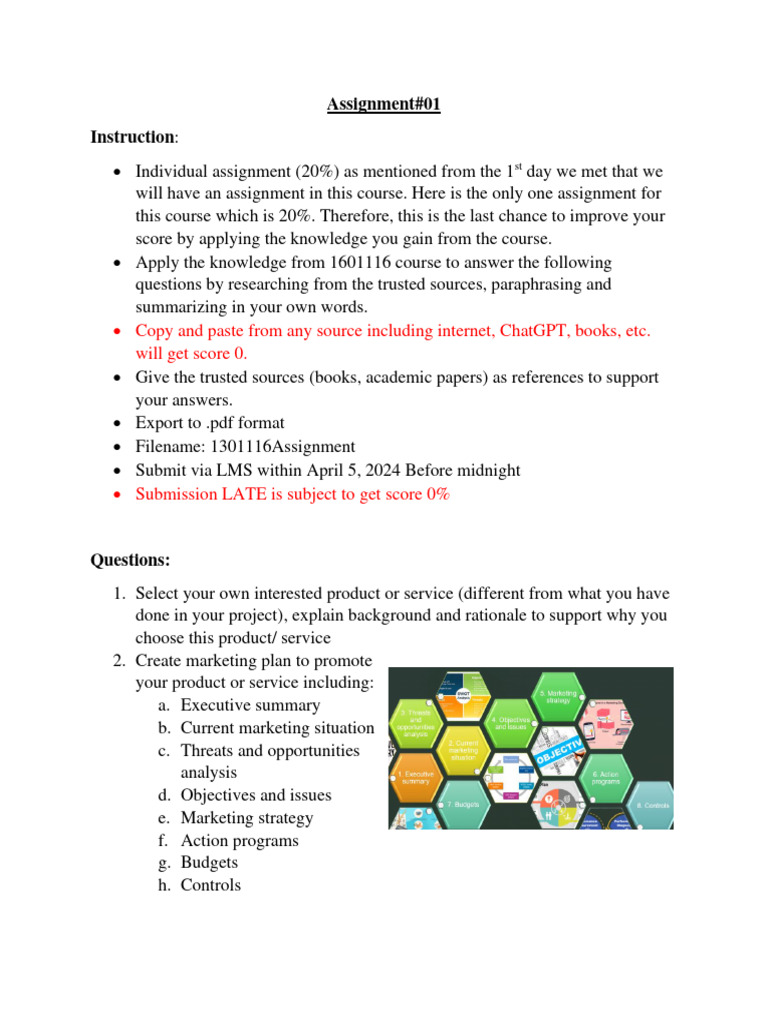 Assignment#01 Instruction:: - Copy and Paste From Any Source Including ...