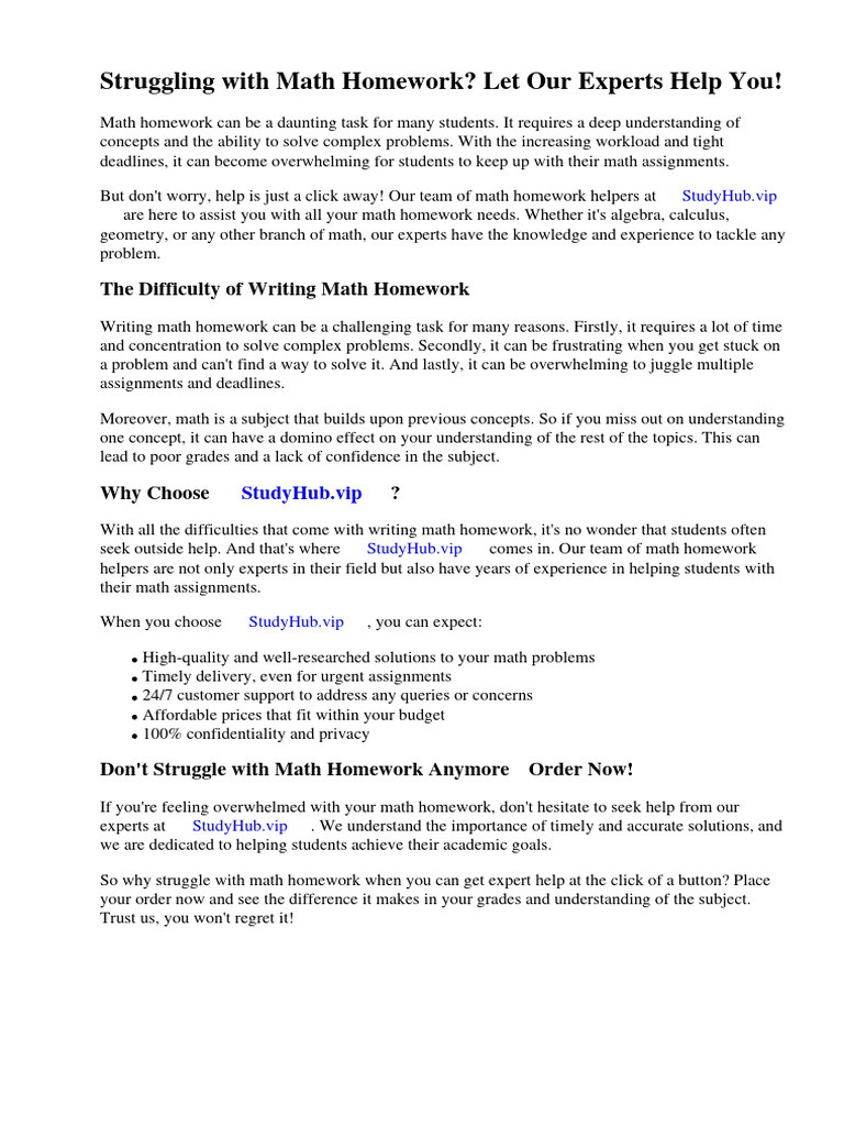 Math Homework Helpers | PDF | Mathematics | Homework