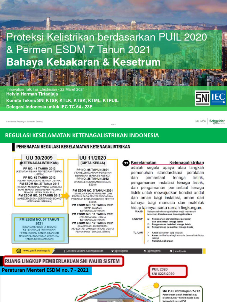 Proteksi Kelistrikan Berdasarkan PUIL 2020 - Electrician Sent | PDF