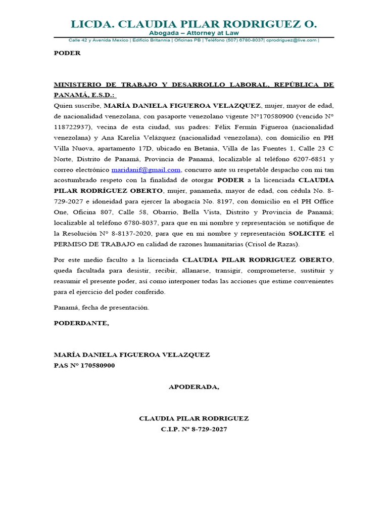 Poder - Mitradel - Maria Daniela | PDF