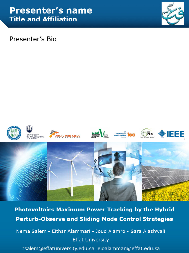 Template For IEEE ETFG 2023 Oral Presentation | PDF | Electronic Engineering | Physical Quantities